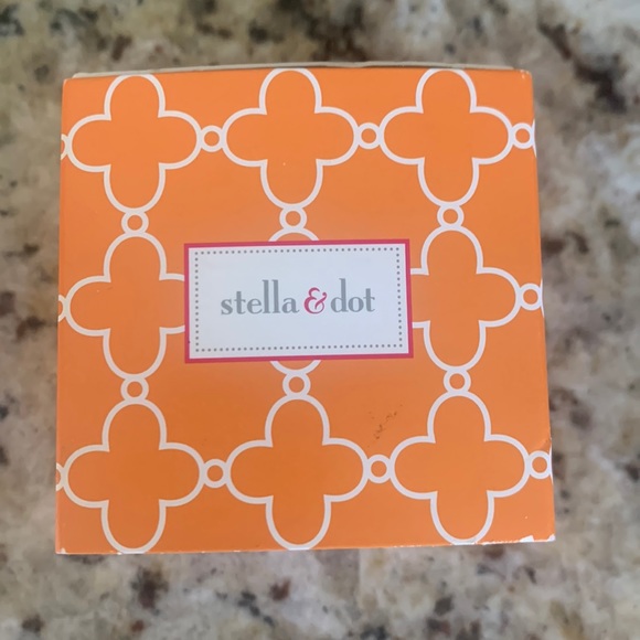 Stella & Dot | Jewelry | Stella Dot Bloom Flower Ring Silver Black ...